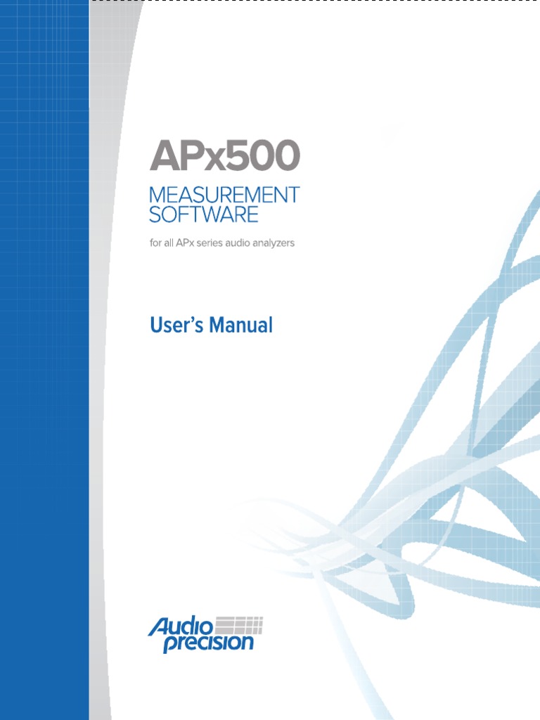 APx500 Users Manual | PDF | Electronics | Digital Technology