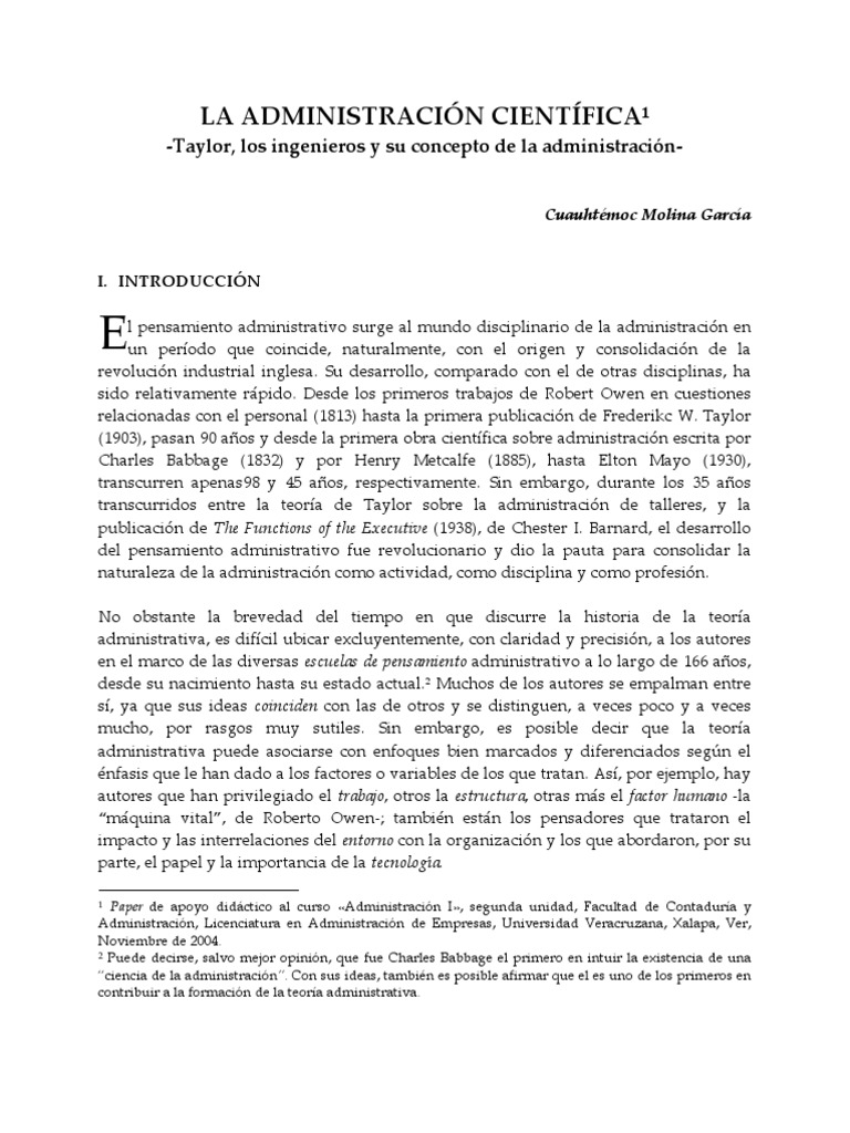 Taylor Admon Cientifica | PDF