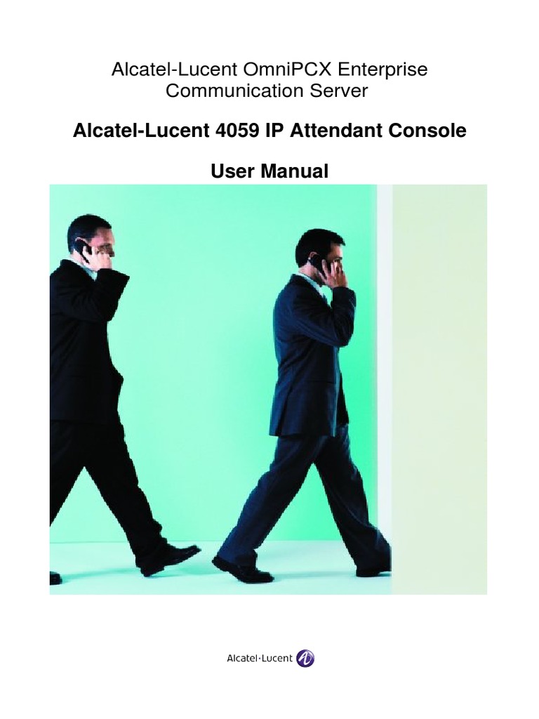 Alcatel Lucent 4059IP Attendant User Guide | PDF | Telecommunications | Computing
