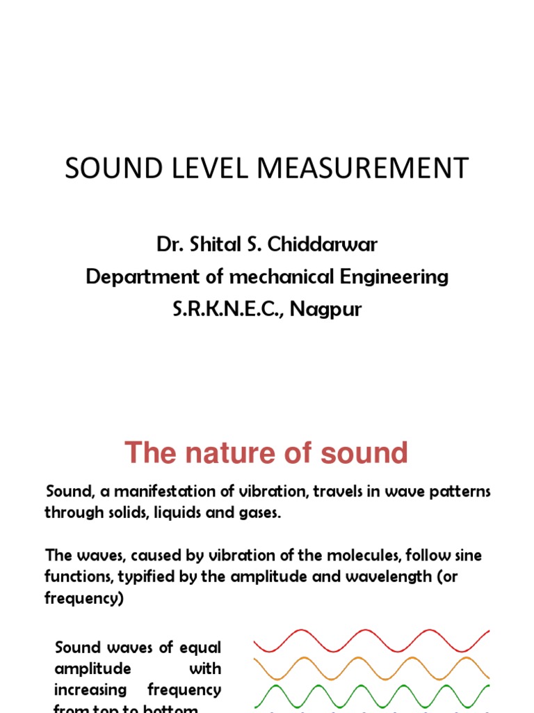 Sound Level Measurement | PDF | Microphone | Sound