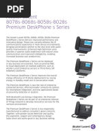 ALE DeskPhones Essential Range Datasheet en PDF | PDF | Usb | Cloud Computing