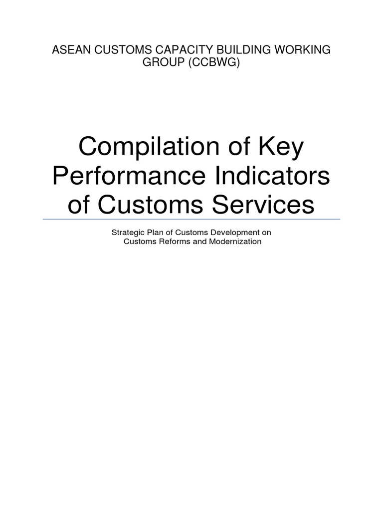 Key Performance Indicators (KPIs) For ASEAN Countries | PDF | Customs ...