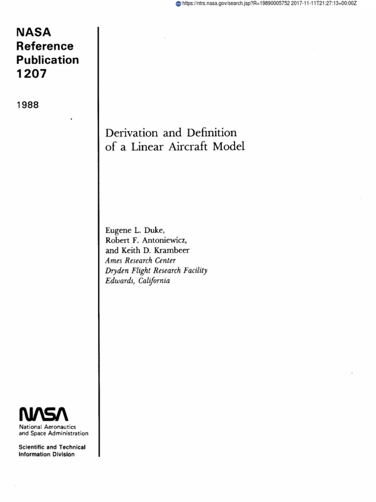 Nasa | Download Free PDF | Rotation Around A Fixed Axis | Flight ...