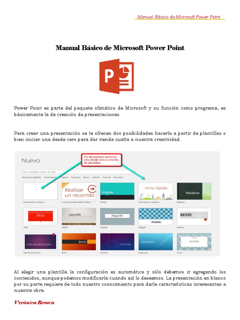 Manual Básico de Microsoft Power Point PDF | PDF | Microsoft PowerPoint ...