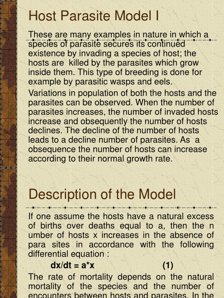 Host PArasite Model I-15 | PDF | C (Programming Language) | Subroutine
