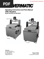 Axyz CNC Router Manual v1 | PDF | Numerical Control | Personal ...