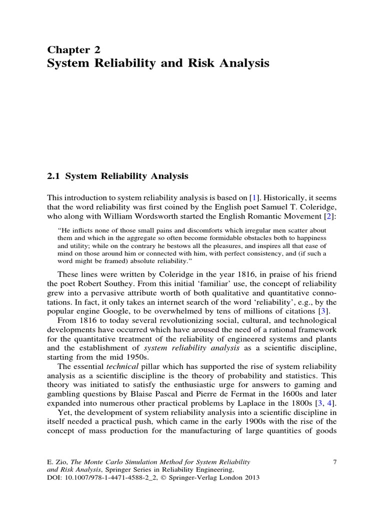 System Reliability and Risk Analysis | PDF | Bayesian Inference | Reliability Engineering