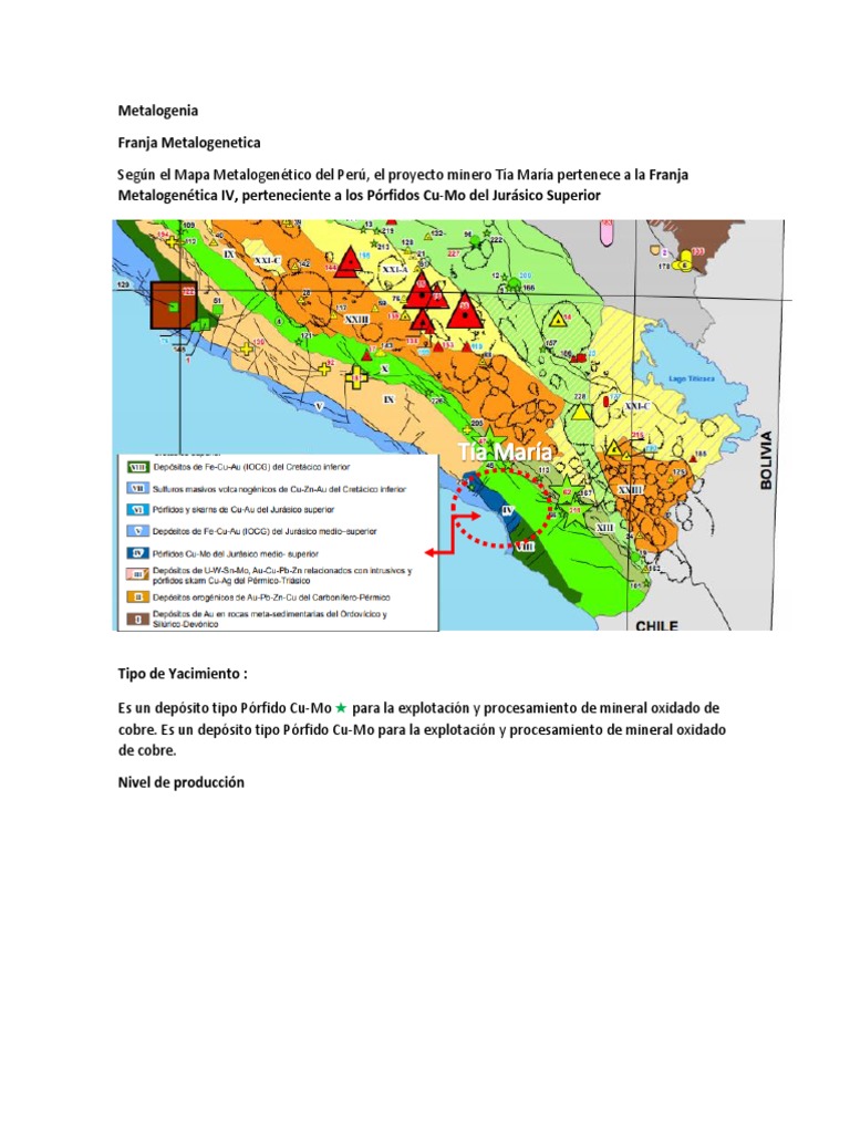 Metalogenia | PDF | Cobre | Mineralogía
