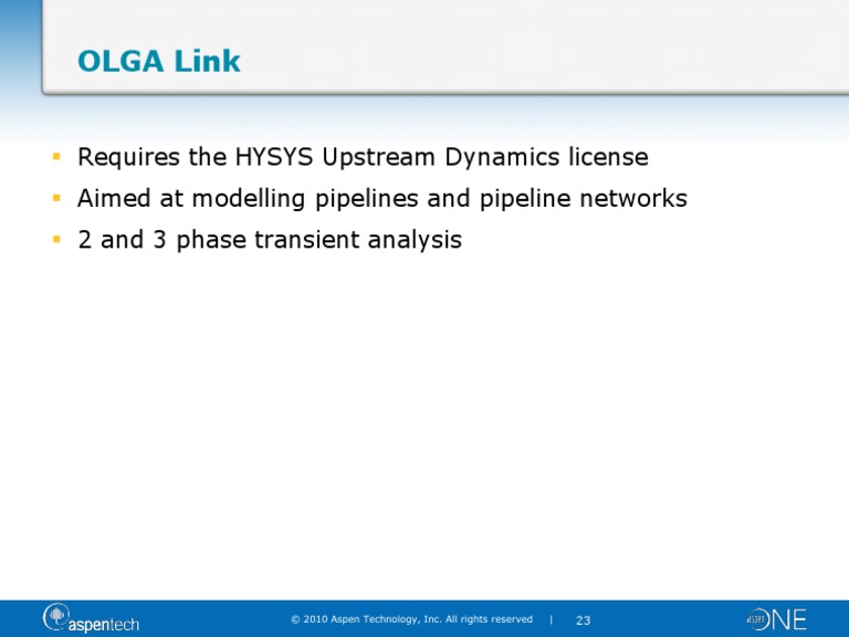 Modeling Multi-Phase Pipeline Transients: An Introduction to OLGA for ...