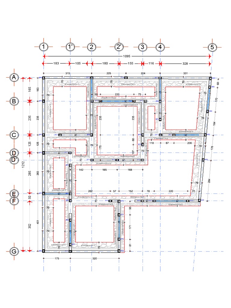 Ejemplo de Planta de Cimentacion de Mamposteria