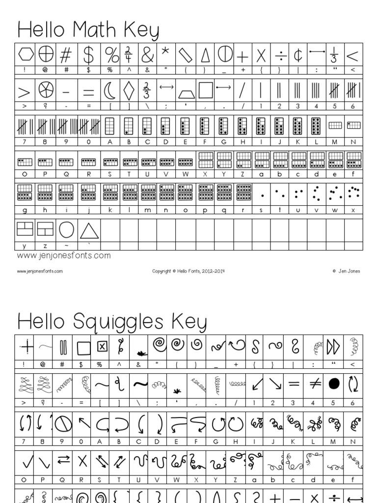 Fonts With Keys | PDF