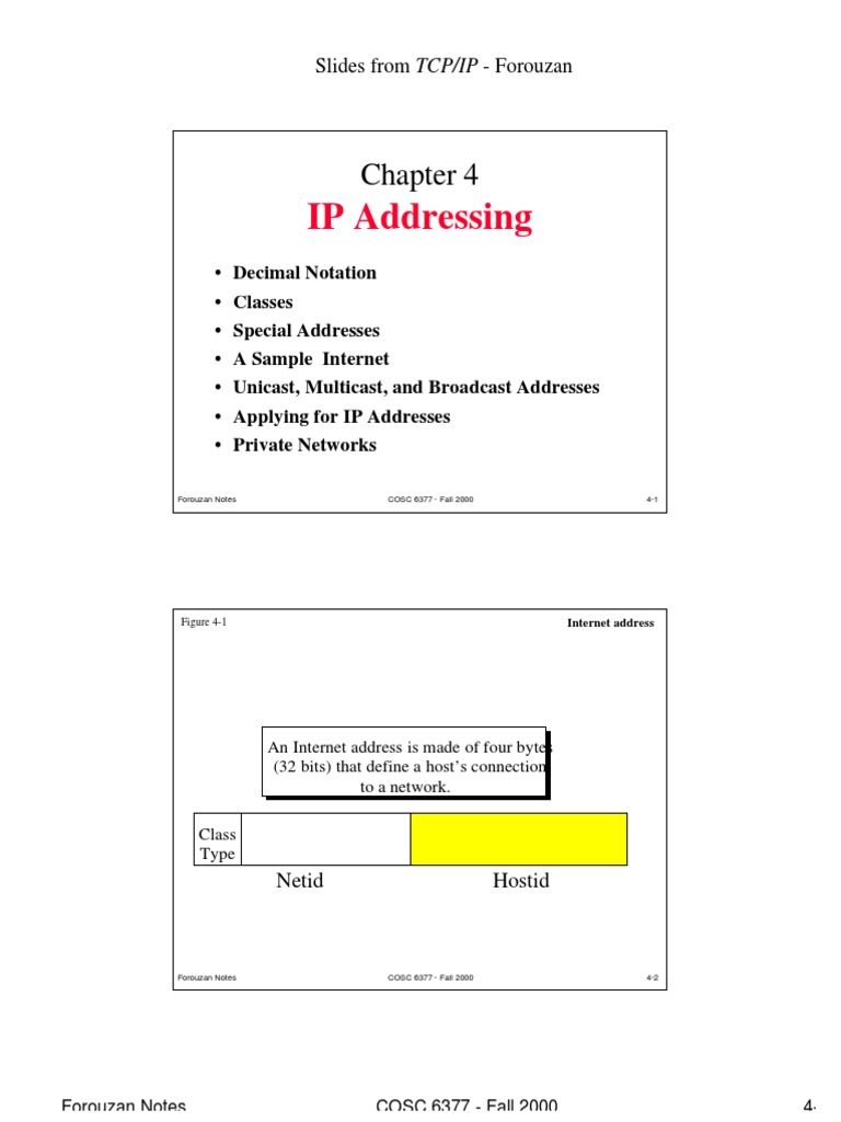 F04 PDF | PDF | Ip Address | Transmission Control Protocol