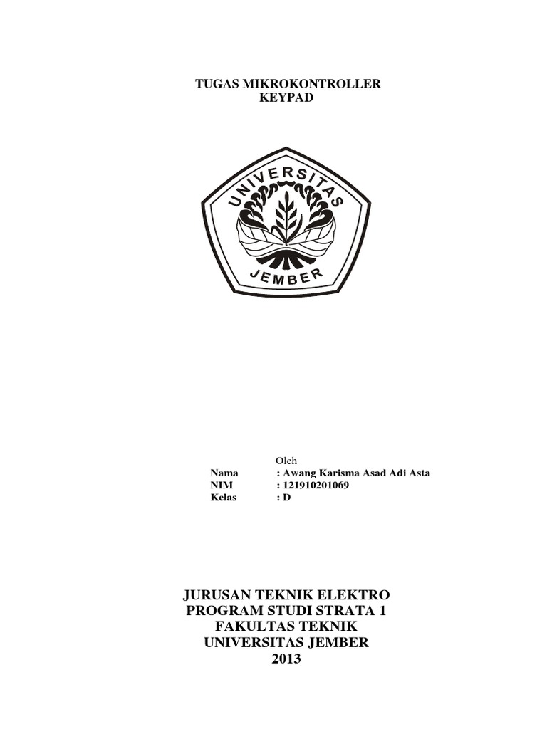 Makalah Keypad Mikrokontroler | PDF