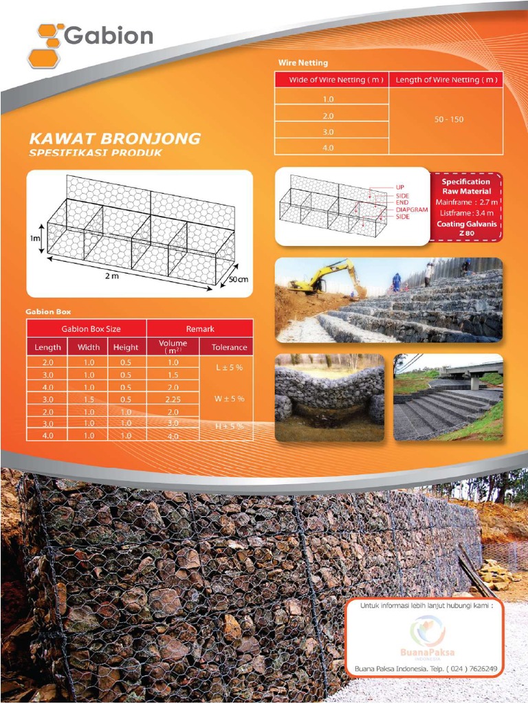 Brosur Kawat Bronjong PDF | PDF