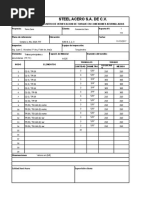 2800 Registro de Torque Pernos-PROTOCOLO | PDF