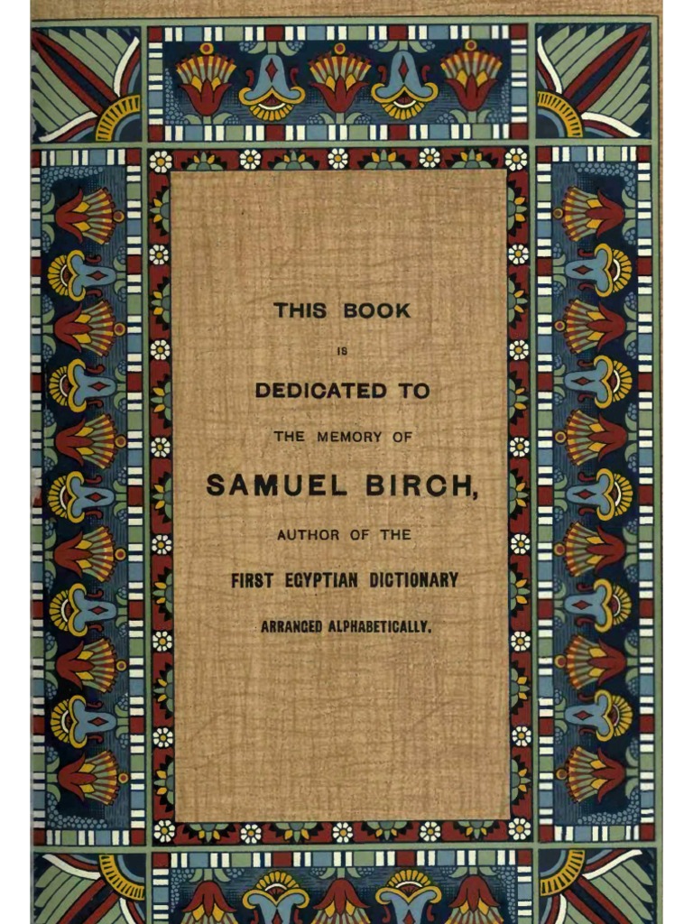 Ancient Egyptian Hieroglyphic Dictionary - Vol.1 Budge | PDF | Ancient ...