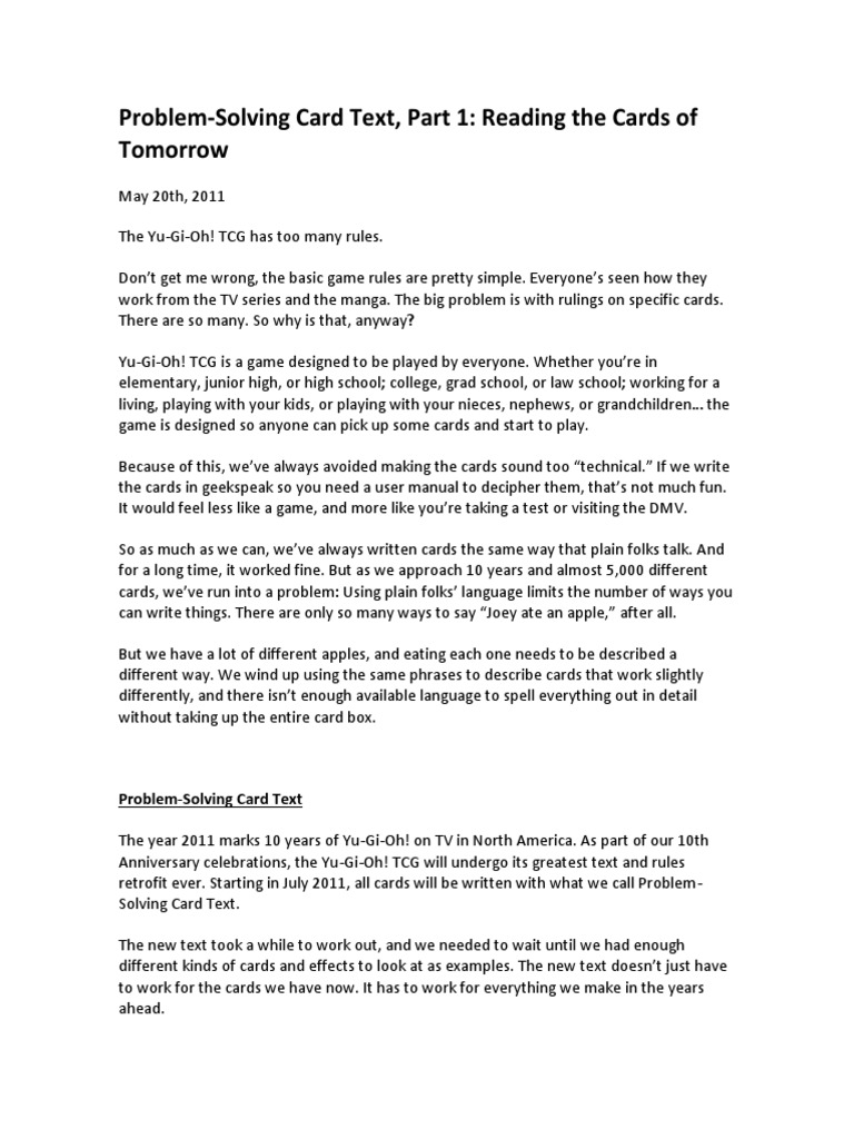 Problem Solve Text | PDF