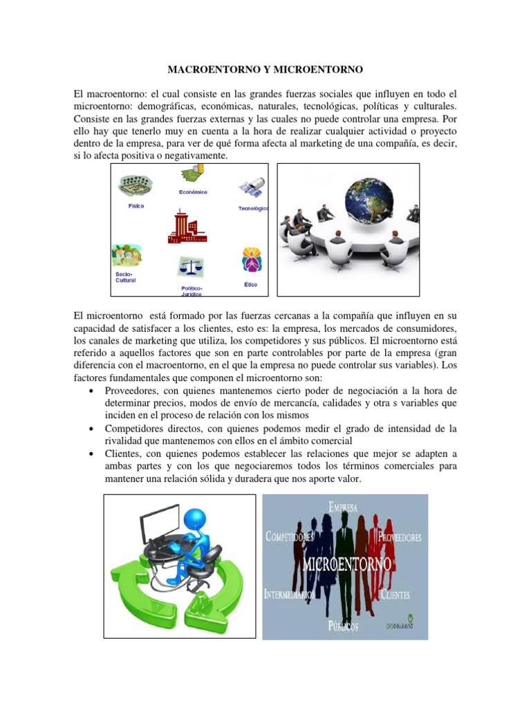 Macroentorno y Microentorno