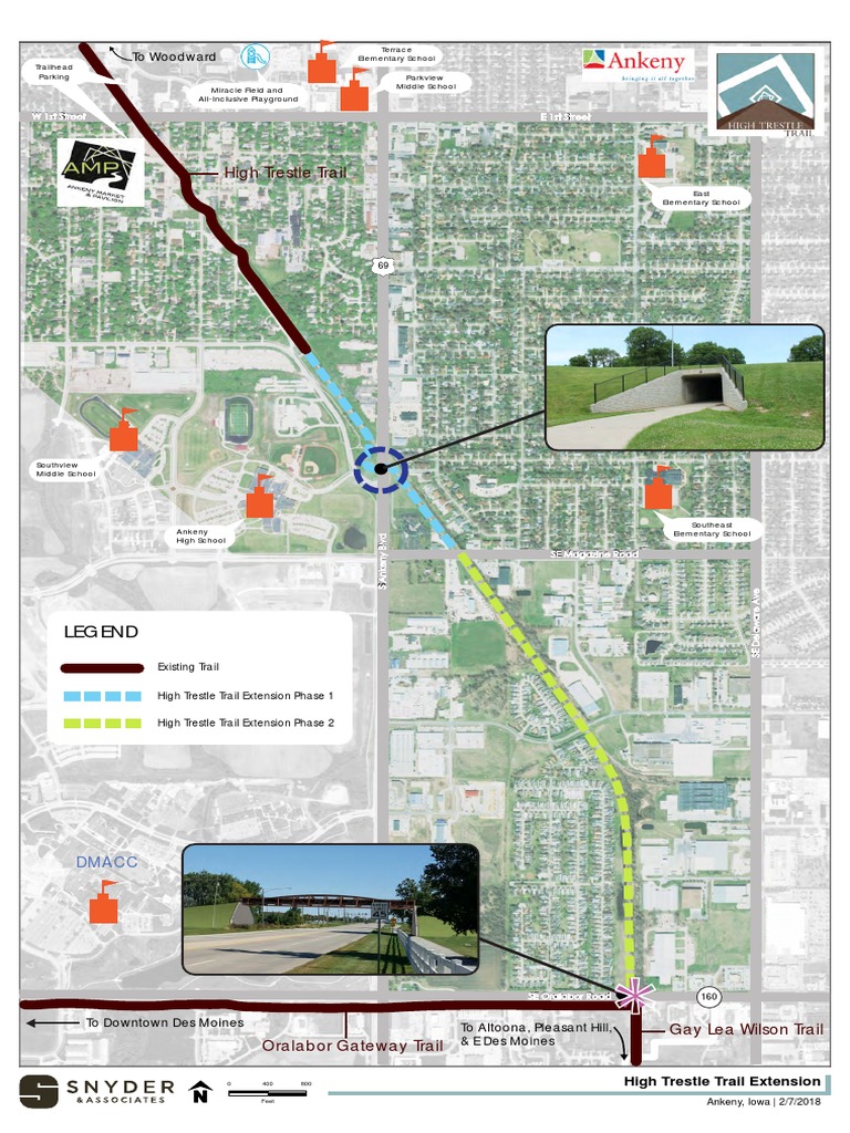 High Trestle Trail Extension Map | PDF | Leisure | Road Transport