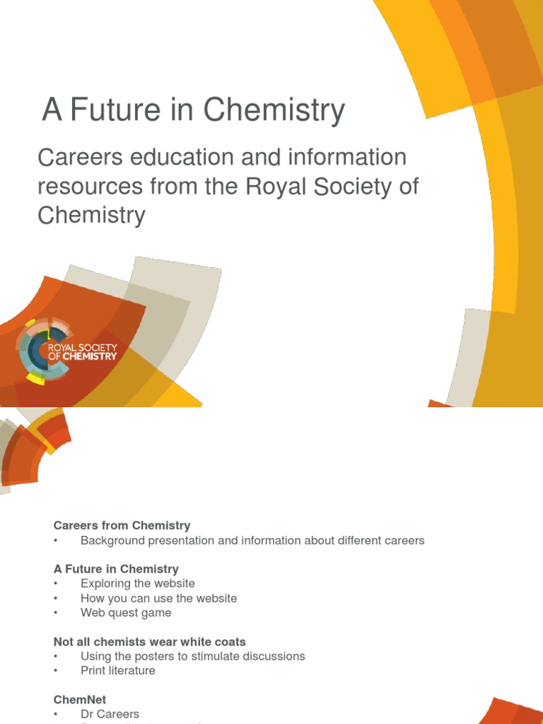 Careers in Chemistry: Pathways and Resources | PDF | Chemist ...
