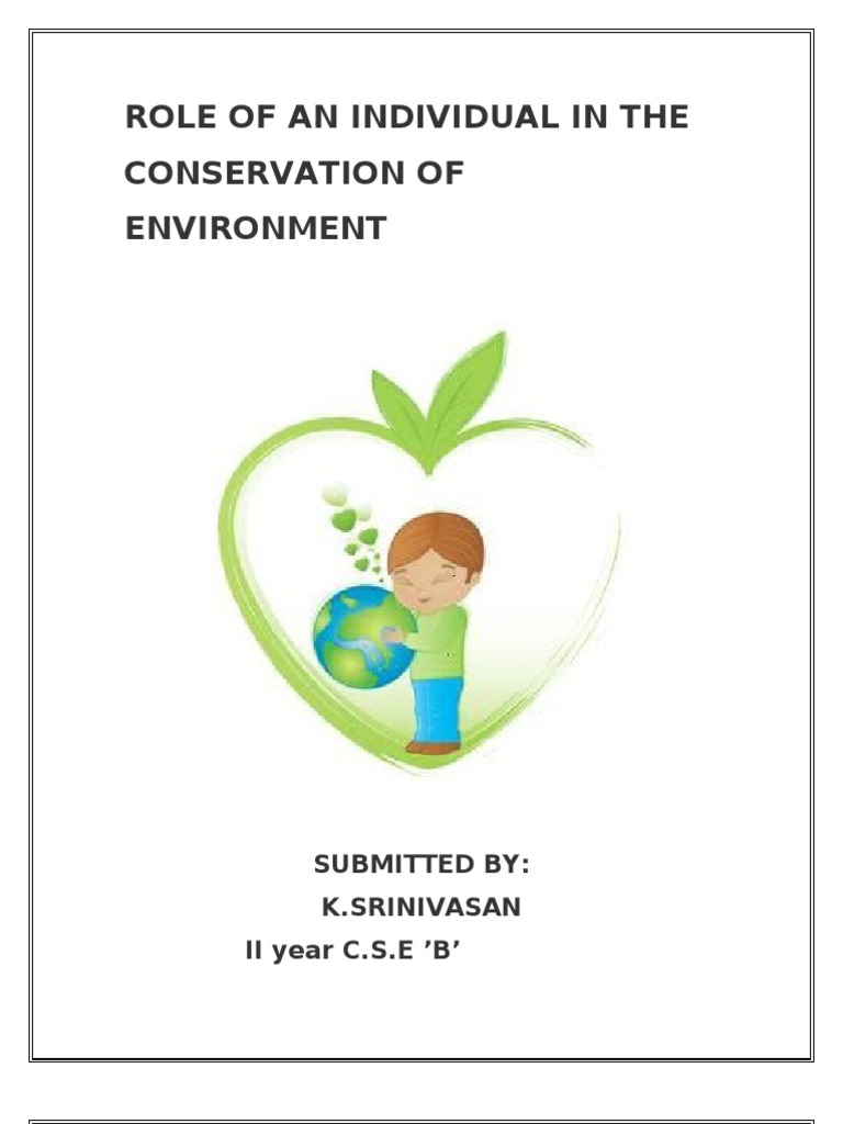 Role of an Individual in the Conservation of Environment | Resource | Trees