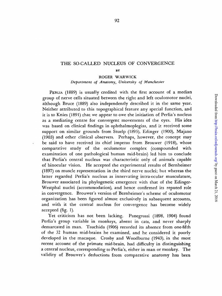 Perlia's Convergence Nucleus (Between The 2 NIII Nuclei) | PDF ...