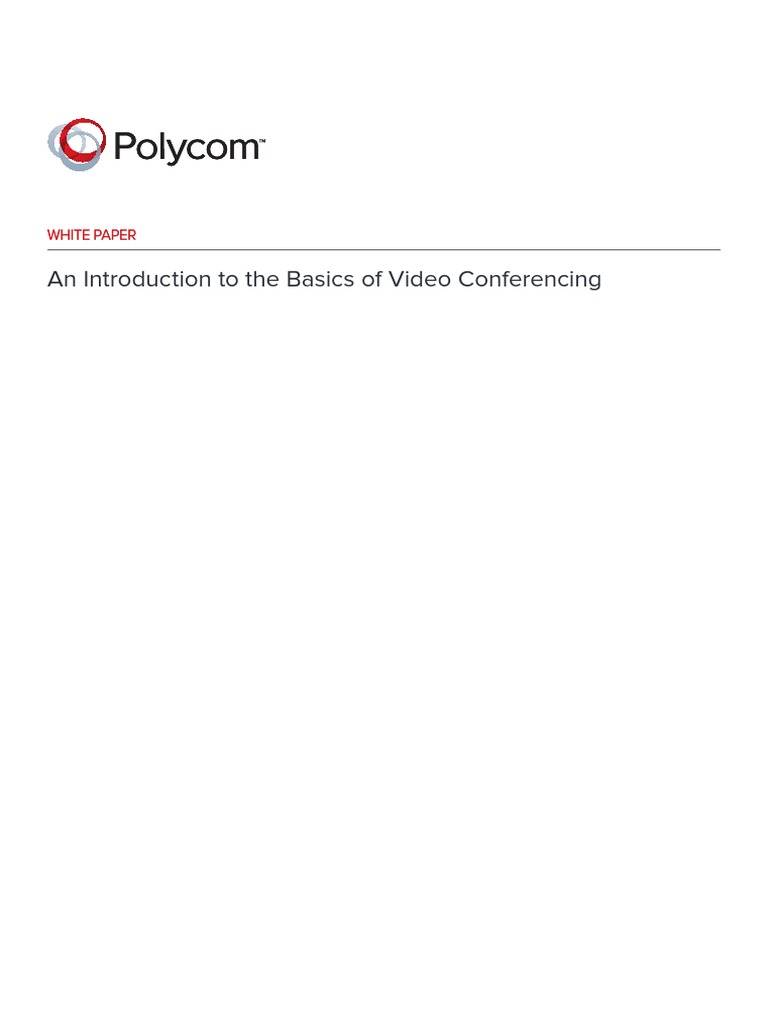 Introduction To Video Conferencing PDF | PDF | Videotelephony ...