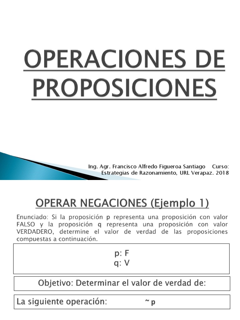 PP Operaciones Proposiciones 21022018 | PDF