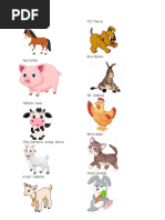 ANIMALES en Mam y Español | PDF