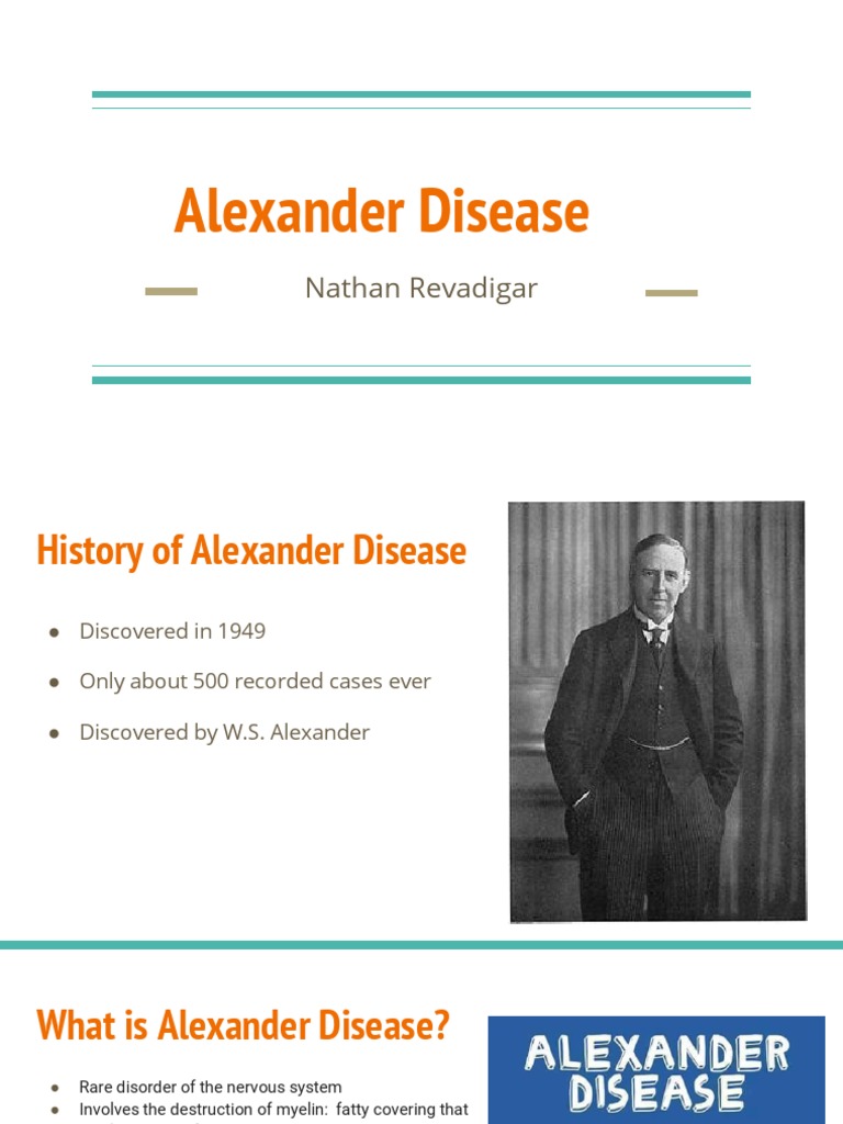 Alexander Disease | PDF | Diseases And Disorders | Neurology
