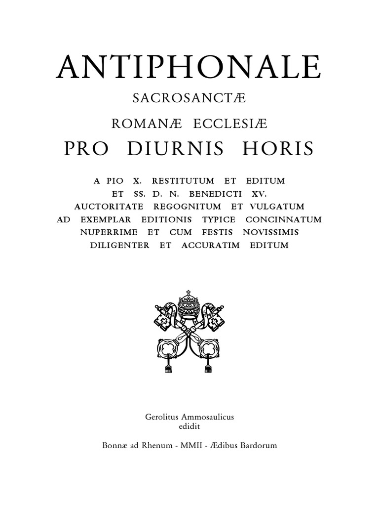Antiphonale Ordinarium | PDF