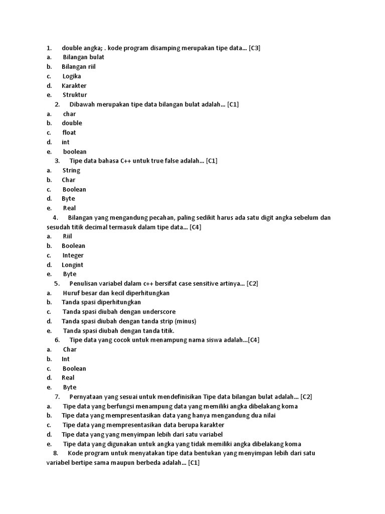 Soal PG Prodas | PDF