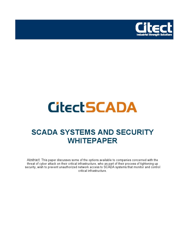Scada System Security Scada Online Safety And Privacy