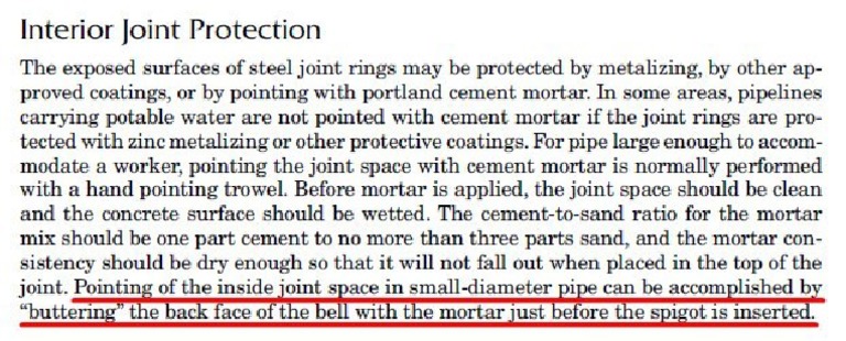 AWWA M9 Joint Protection | PDF