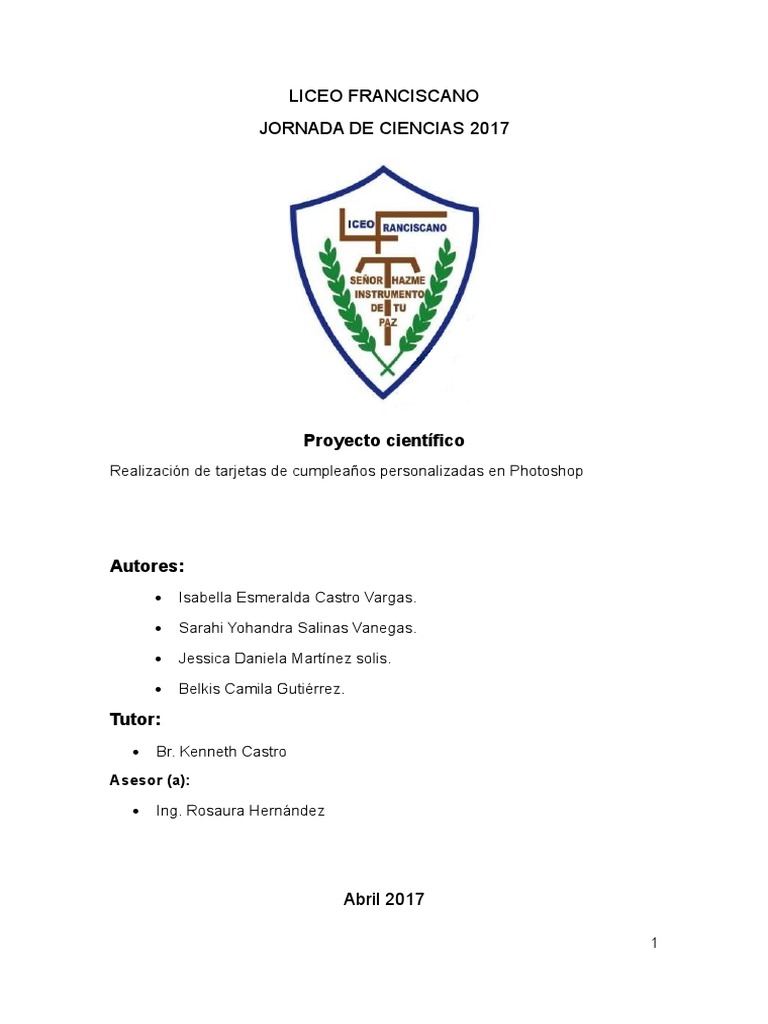 Proyecto Computacion Isa | PDF | Adobe Photoshop | Cumpleaños