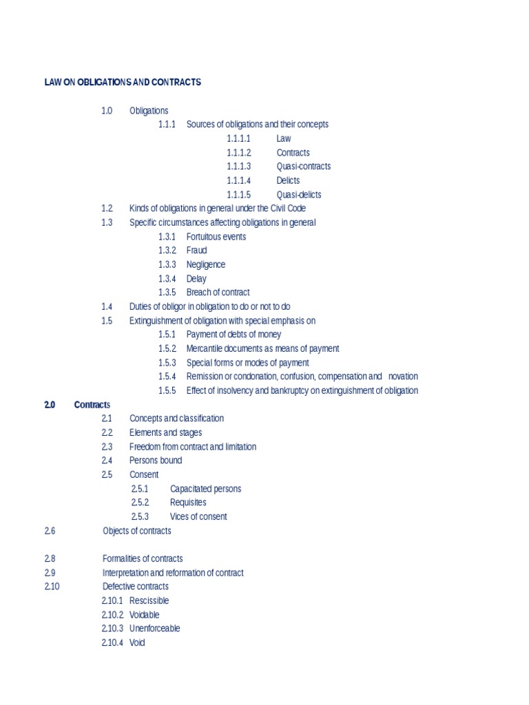 Syllabus - RFBT | PDF | Corporations | Law Of Obligations