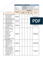 Canteen Inspection Checklist | PDF | Refrigerator | Foods