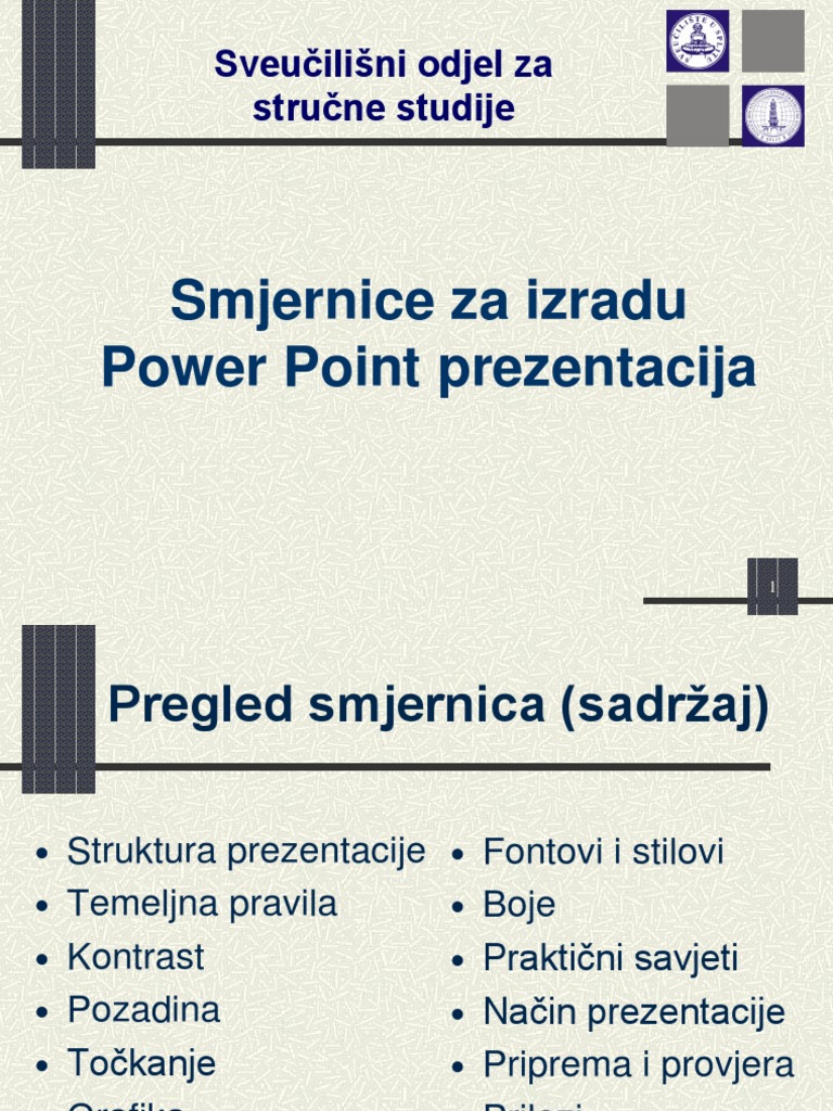 Pravila Prezentacije | PDF