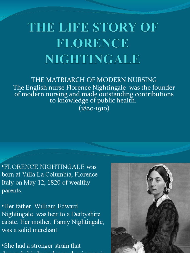 Florence Nightingale: Nursing Pioneer | PDF | Florence Nightingale ...