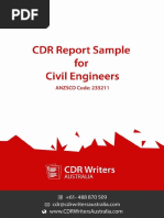 CDR Sample For Engineers | PDF | Engineer | Engineering