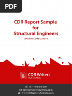 Sample CDR For Civil Engineering, ReviewMyCDR | PDF | Project ...