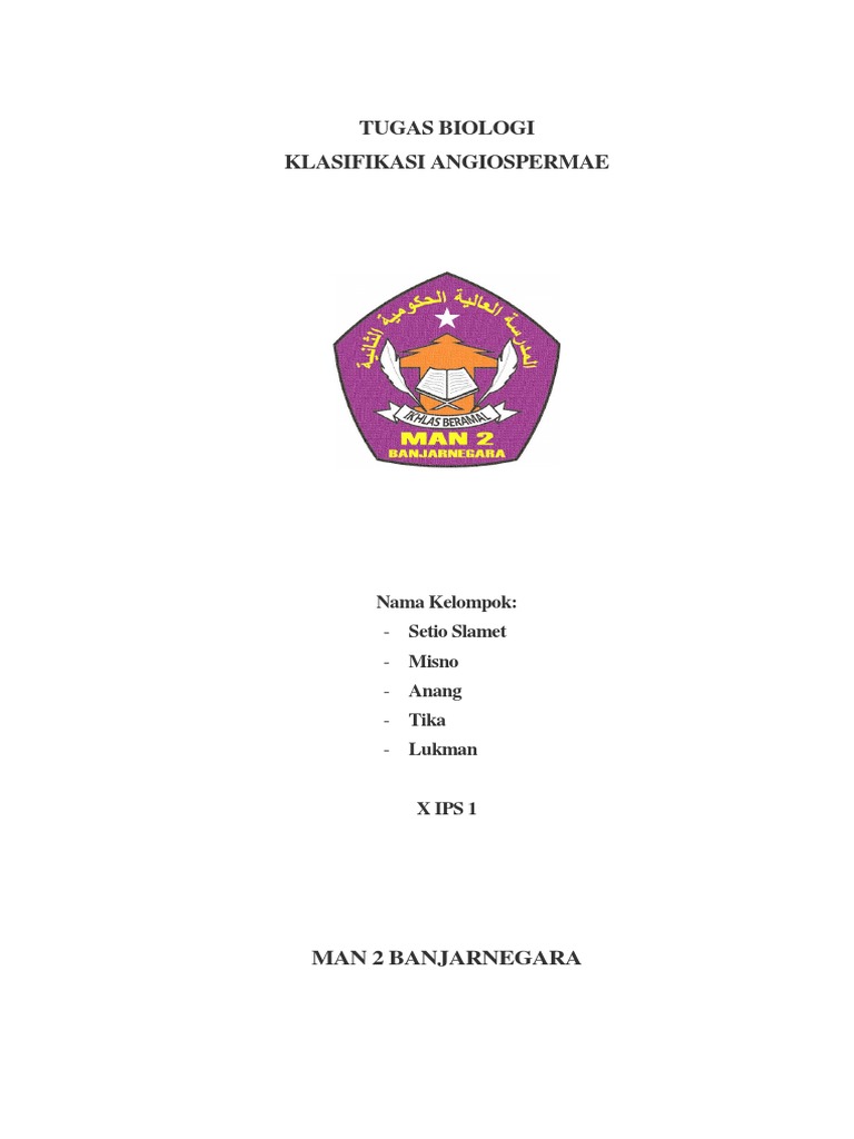 Klasifikasi Angiospermae | PDF | Sains & Matematika