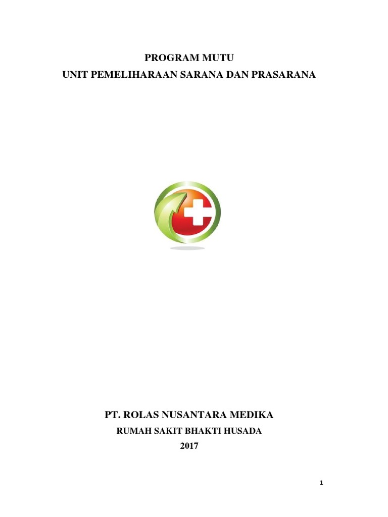 Program Mutu Unit Pemeliharaan Sarana Dan Prasarana | PDF