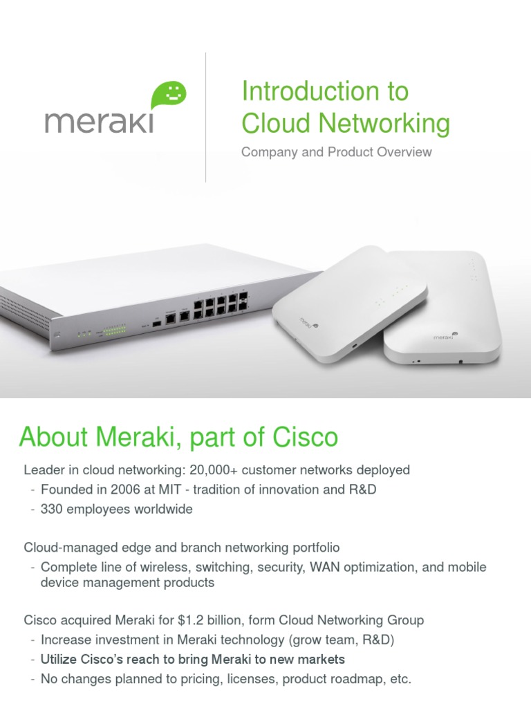 Meraki Datasheet MR | PDF | Wi Fi | Cisco Systems