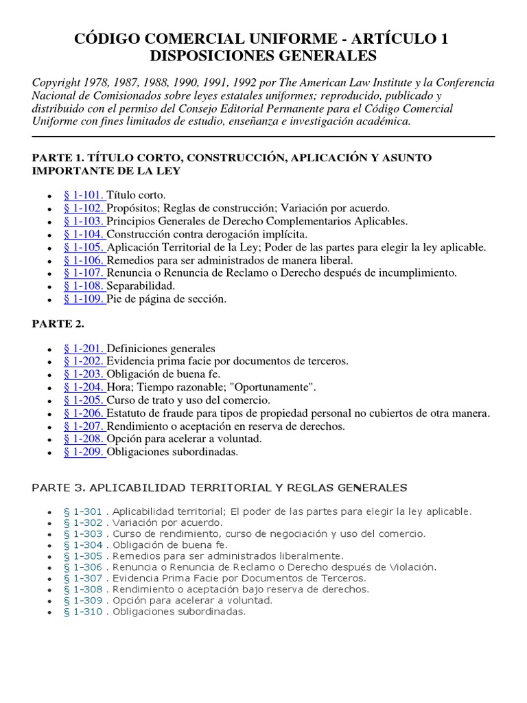 Disposiciones Generales del Código Comercial | PDF | Pagos | Bancarrota