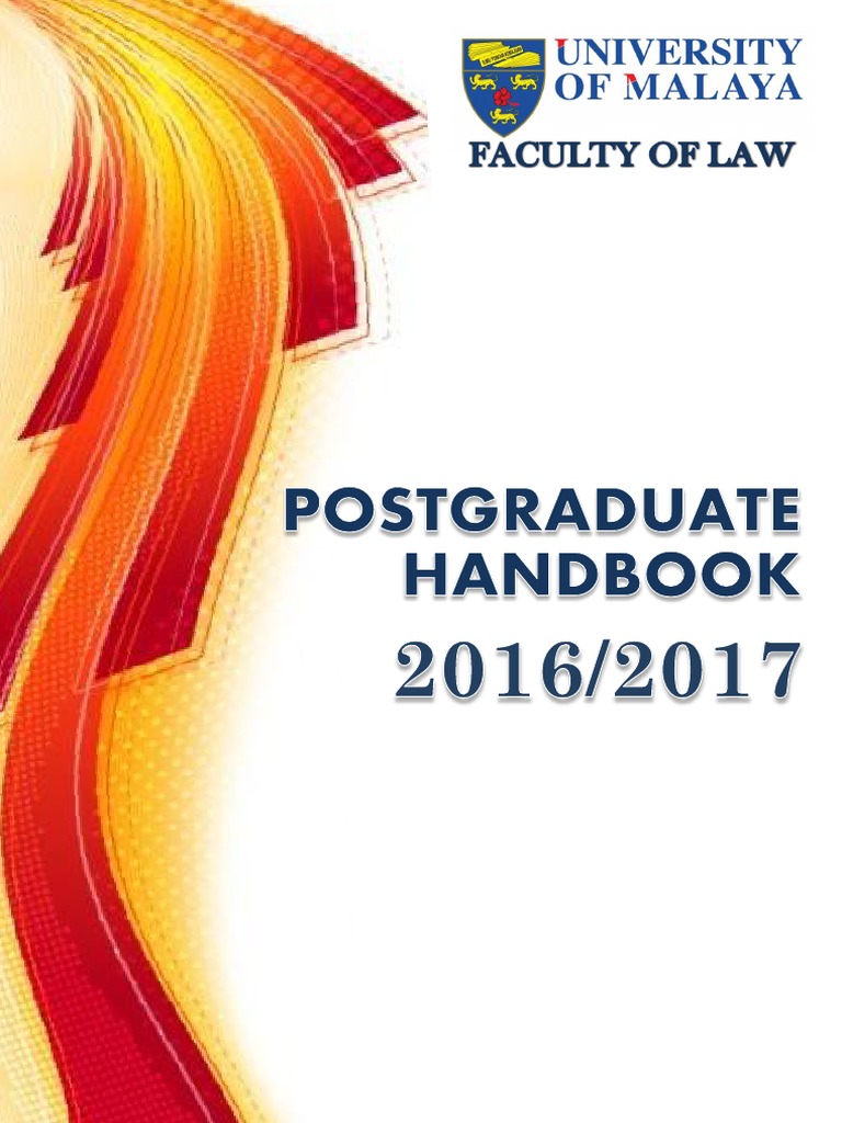Handbook PG 2016 2017 | PDF | Thesis | Academic Degree