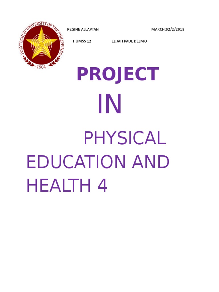 Project: Physical Education and Health 4 | PDF