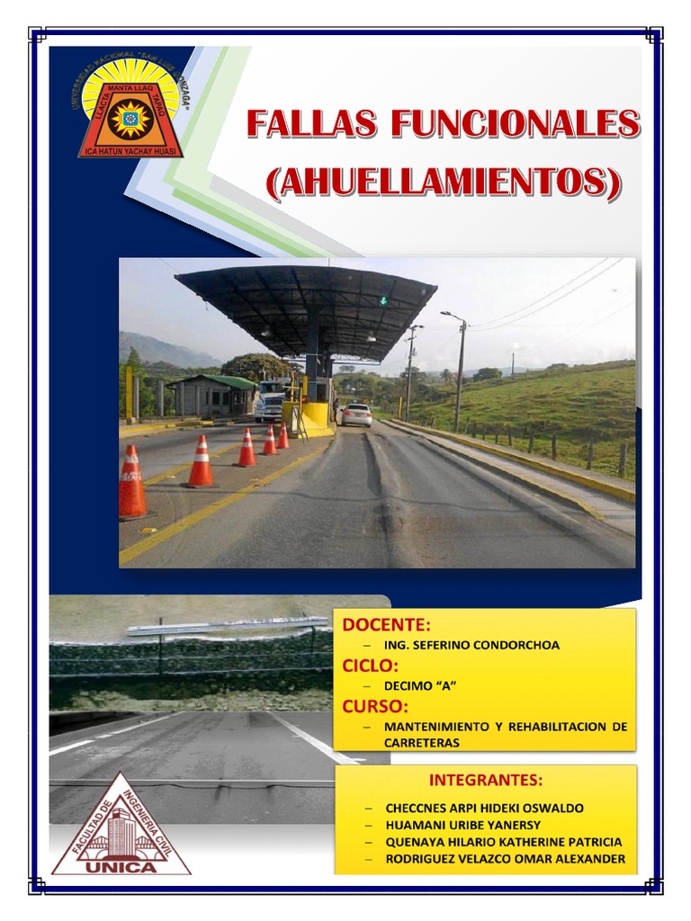 Trabajo Ahuellamiento F | PDF | Neumático | Falla (geología)