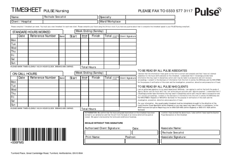 pulse timesheet.pdf | Politics | Government