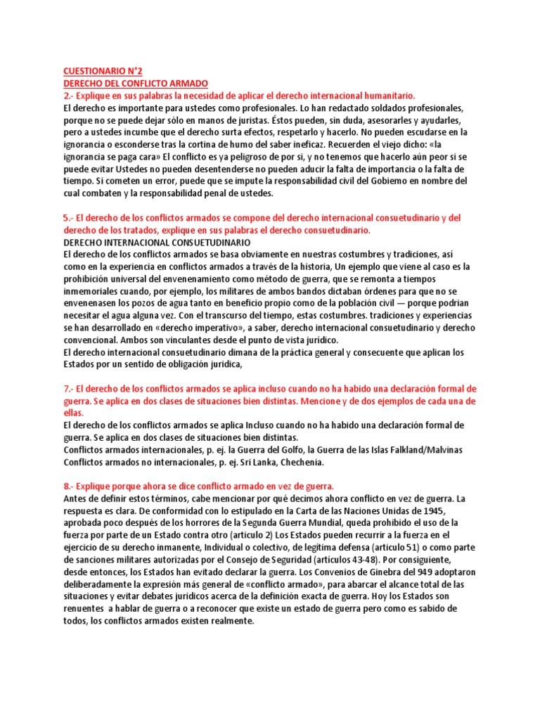 CUESTIONARIO 2do RESUELTO | PDF